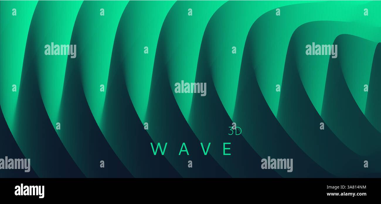 Abstract fluid sound wave. Background with dynamic effect. Motion ...