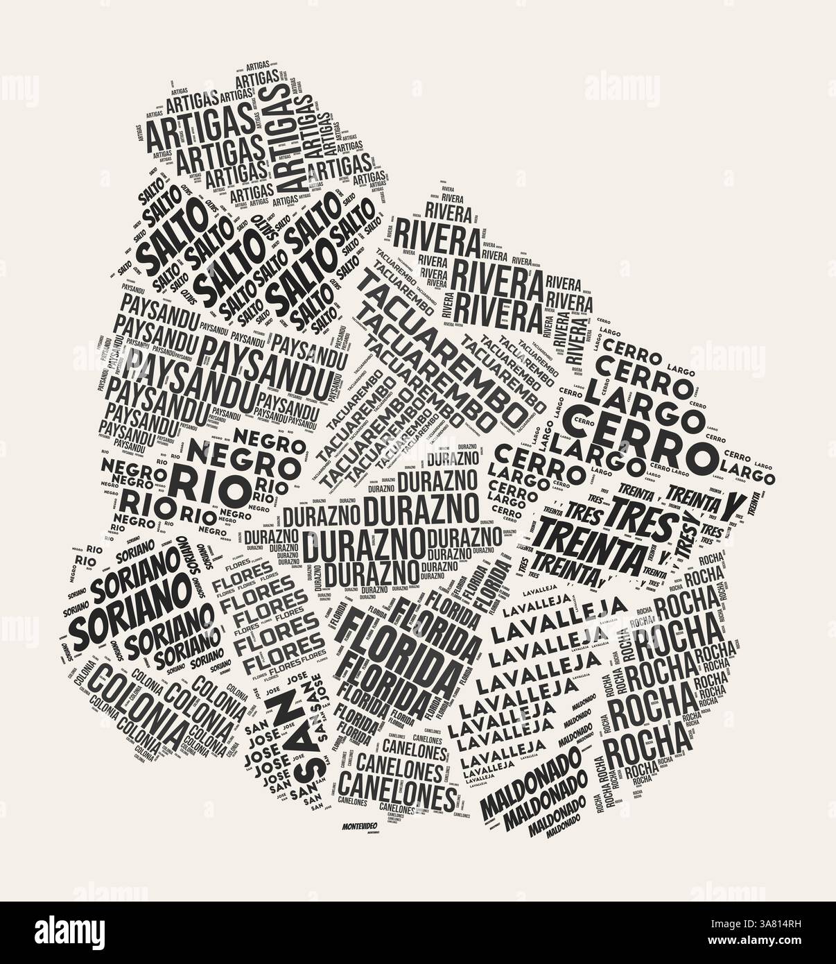 Rivera vector outline map hi-res stock photography and images - Alamy