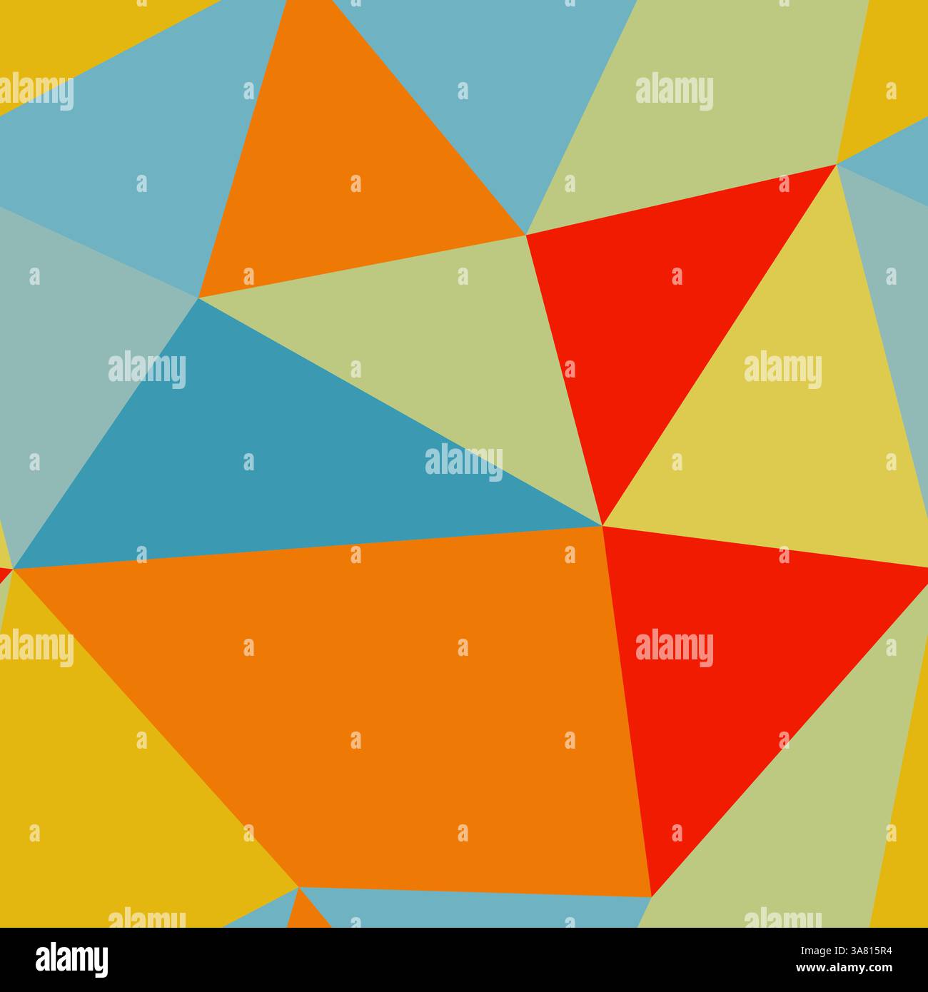 Mosaic triangles shapes background. Big triangles size. Repeatable pattern. Creative vector ...