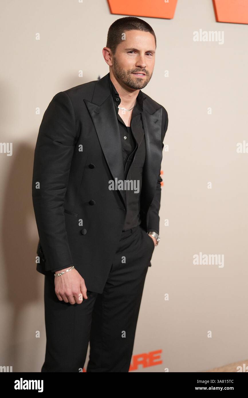 Los Angeles, USA. 27th Mar, 2025. Evan Holtzman attends the A24's ...