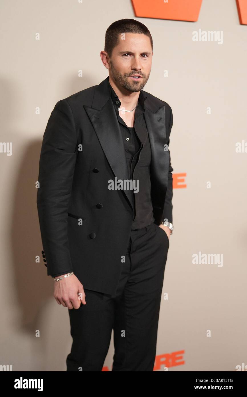 Los Angeles, USA. 27th Mar, 2025. Evan Holtzman attends the A24's ...