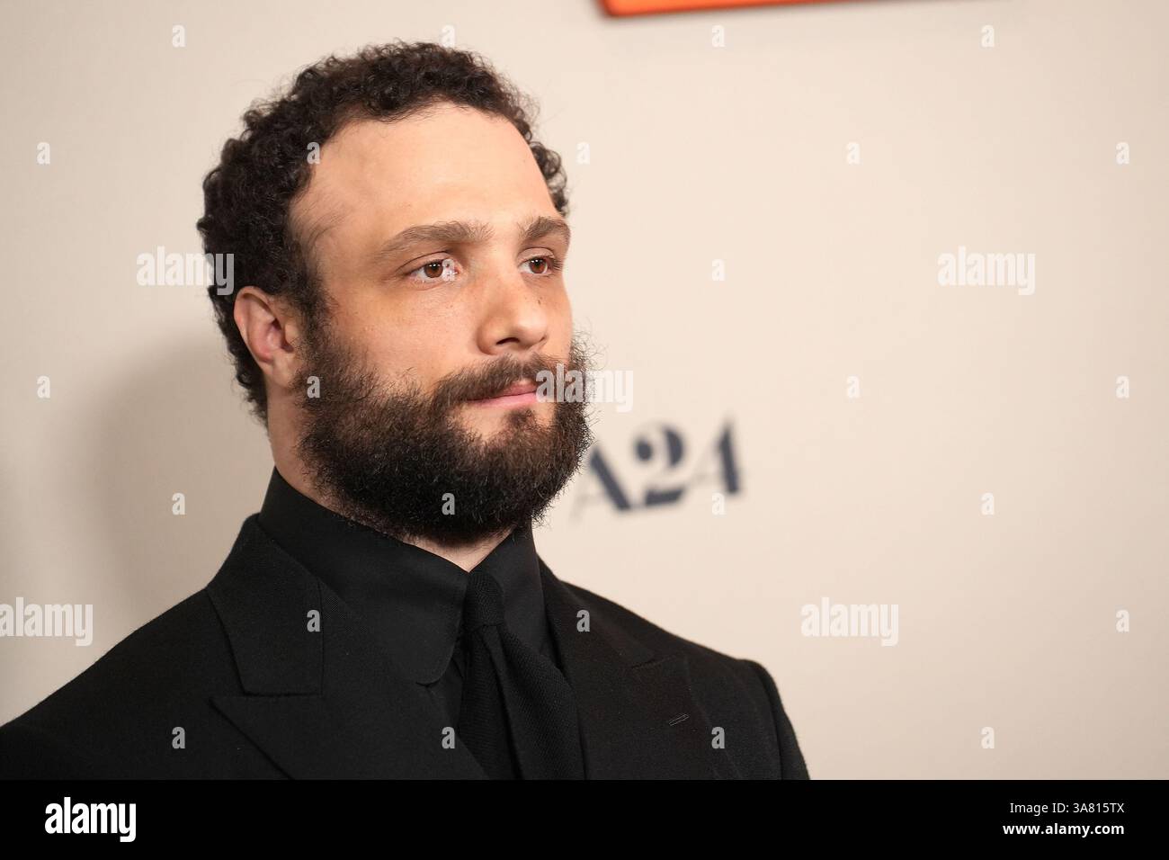 Los Angeles, USA. 27th Mar, 2025. Cosmo Jarvis attends the A24's ...