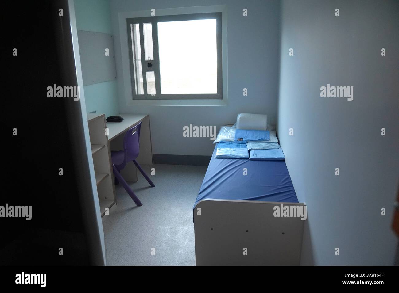 One of the rooms during the official opening of HMP Millsike - the new Category C jail in ...
