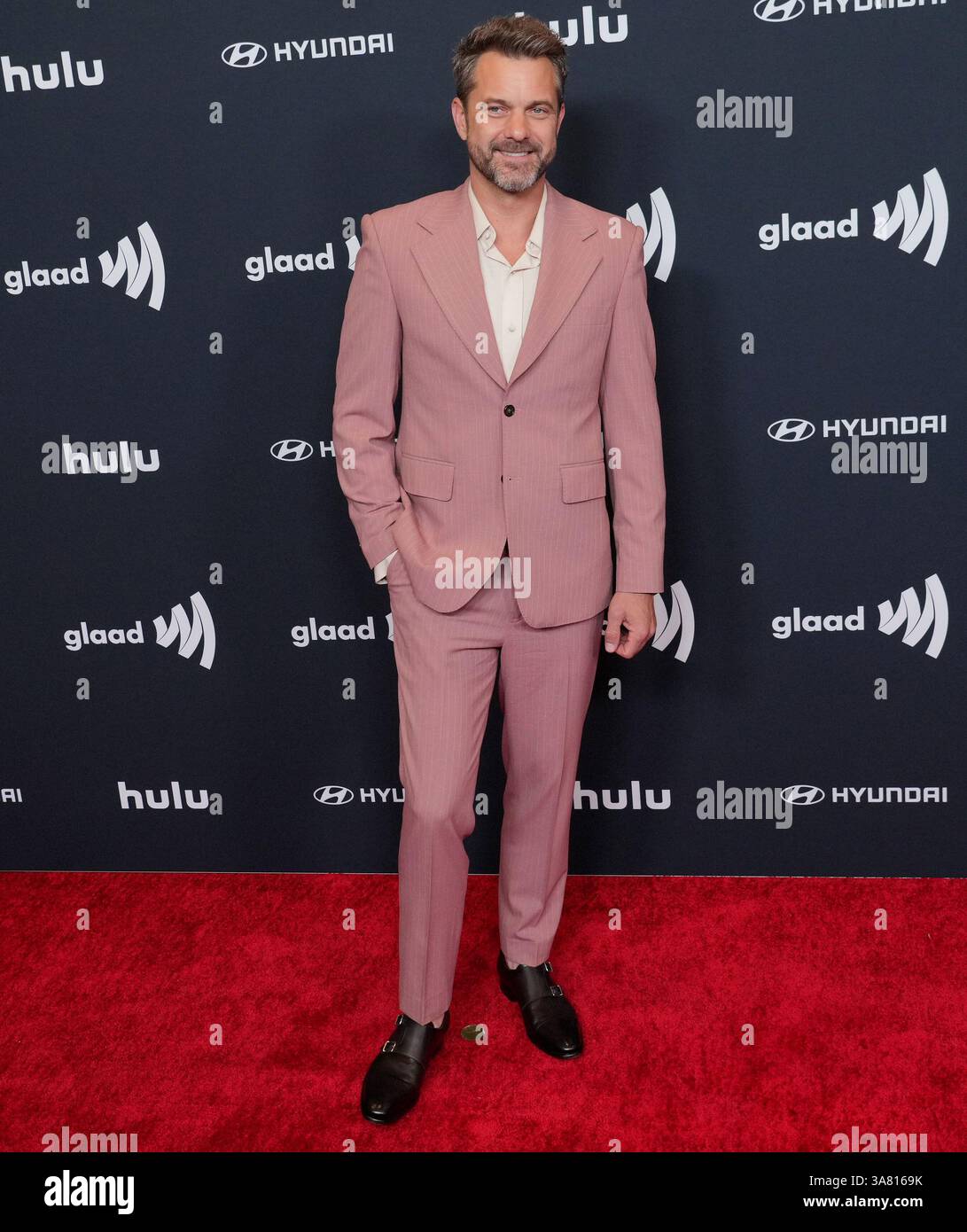 Joshua Jackson arrives at the 36th Annual GLAAD Media Awards held at ...