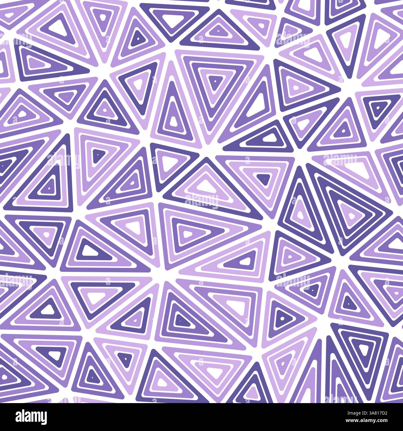 Triangles pattern. Large shape size. Multiple repeated inner triangles ...