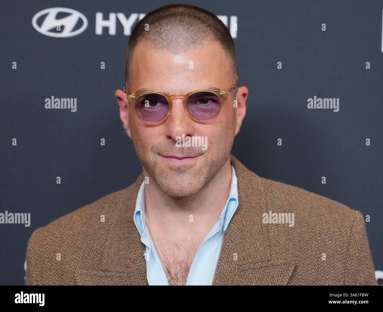 Zachary Quinto arrives at the 36th Annual GLAAD Media Awards held at ...