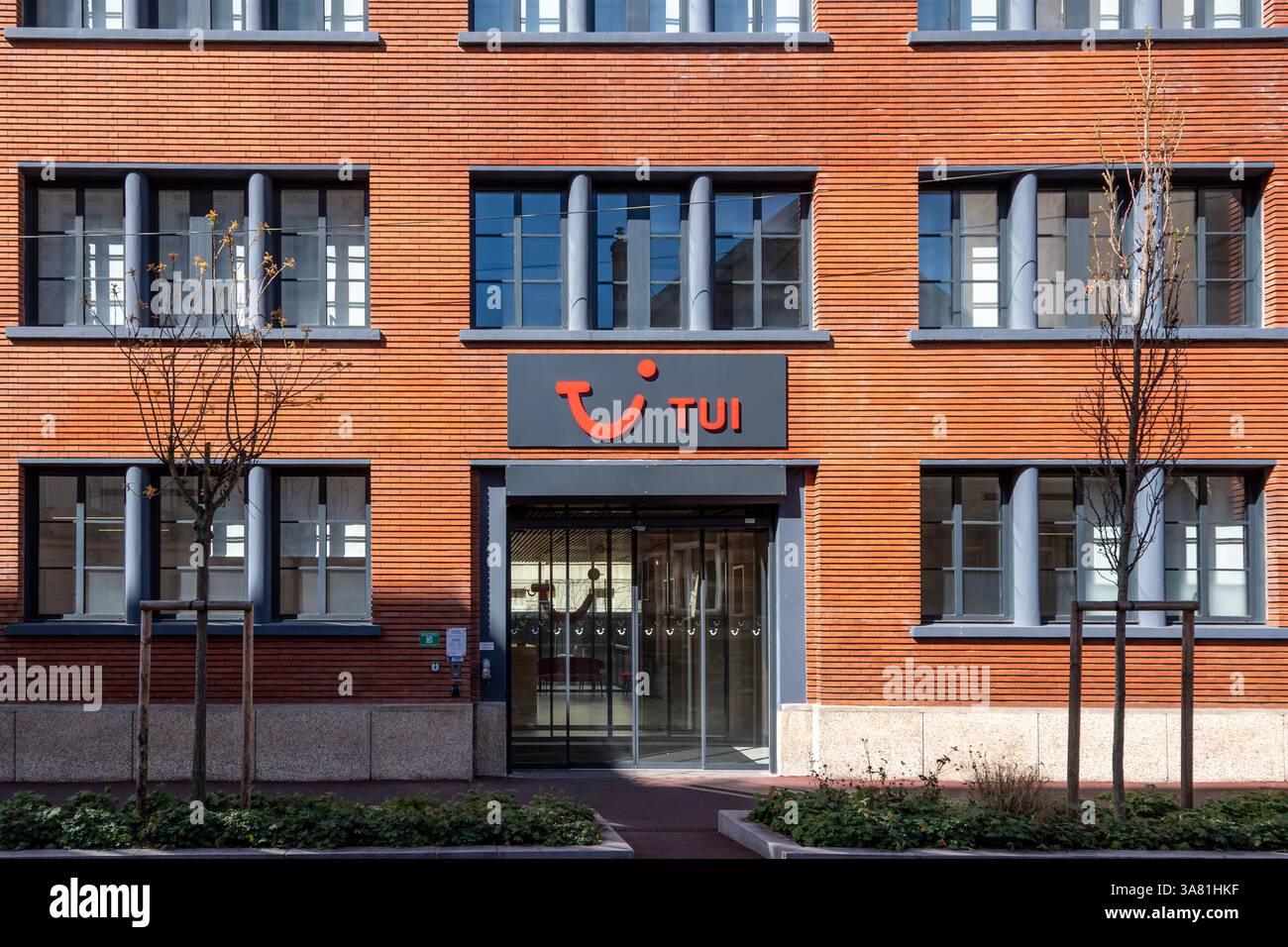 Exterior view of the headquarters of TUI France, French subsidiary of ...