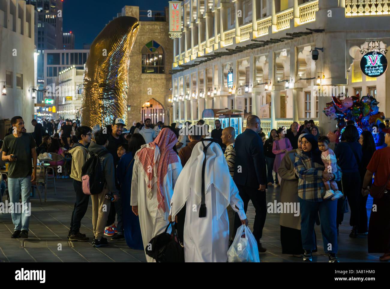 Eid-al-fitr Preparations 2025 Doha People are shopping at the Souq ...