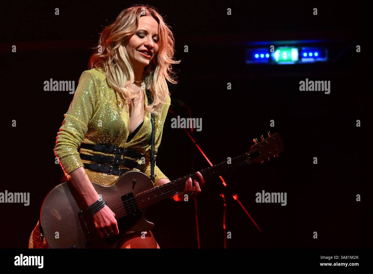 Rome, Italy. 27th Mar, 2025. Morgana Blue of Bambole di Pezza performs ...