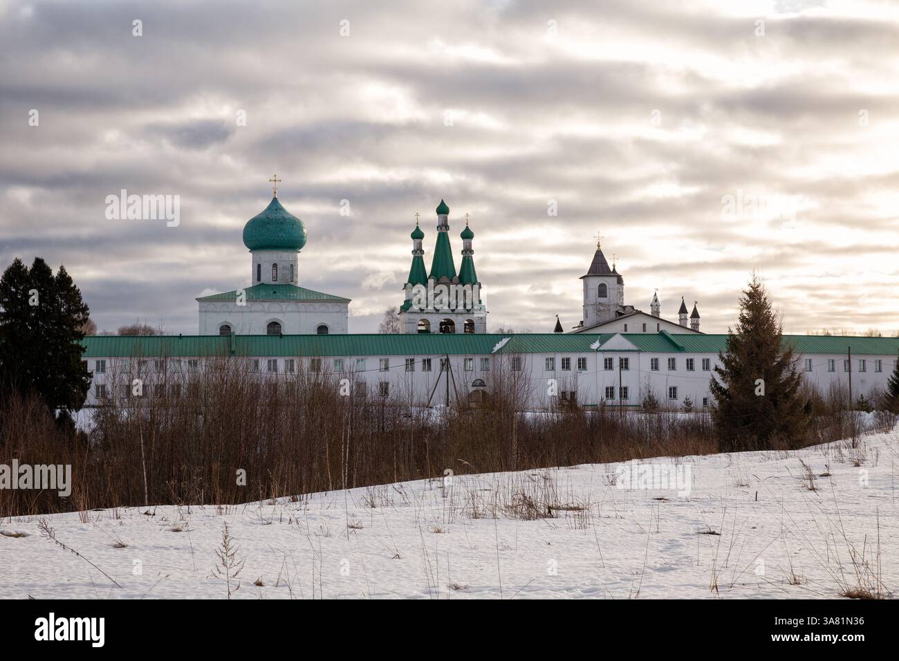 Holy Trinity Monastery of Alexander Svirsky, Russia Stock Photo - Alamy