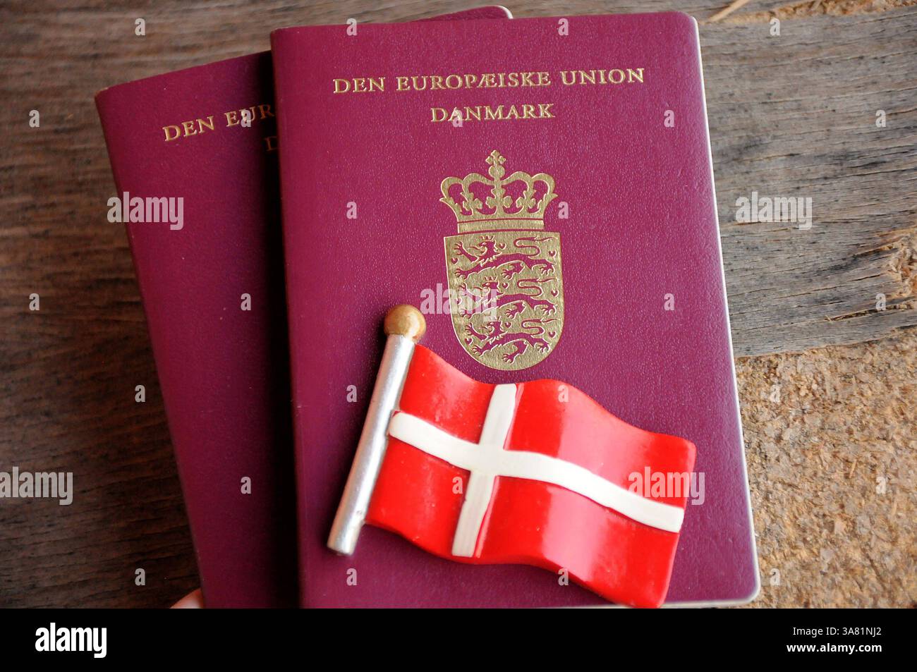 Kastrup/Copenhagen/ Denmark/29 MARCH 2025/.Danish passport also called ...