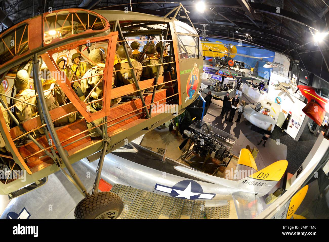 Feb. 27, 2013 - Garden City, New York, U.S. - At left is a Waco CG-4A ...