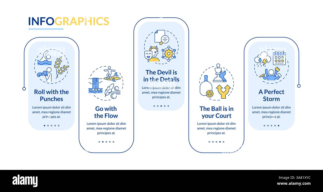 Life lesson challenges rectangle infographic vector Stock Vector Image & Art - Alamy