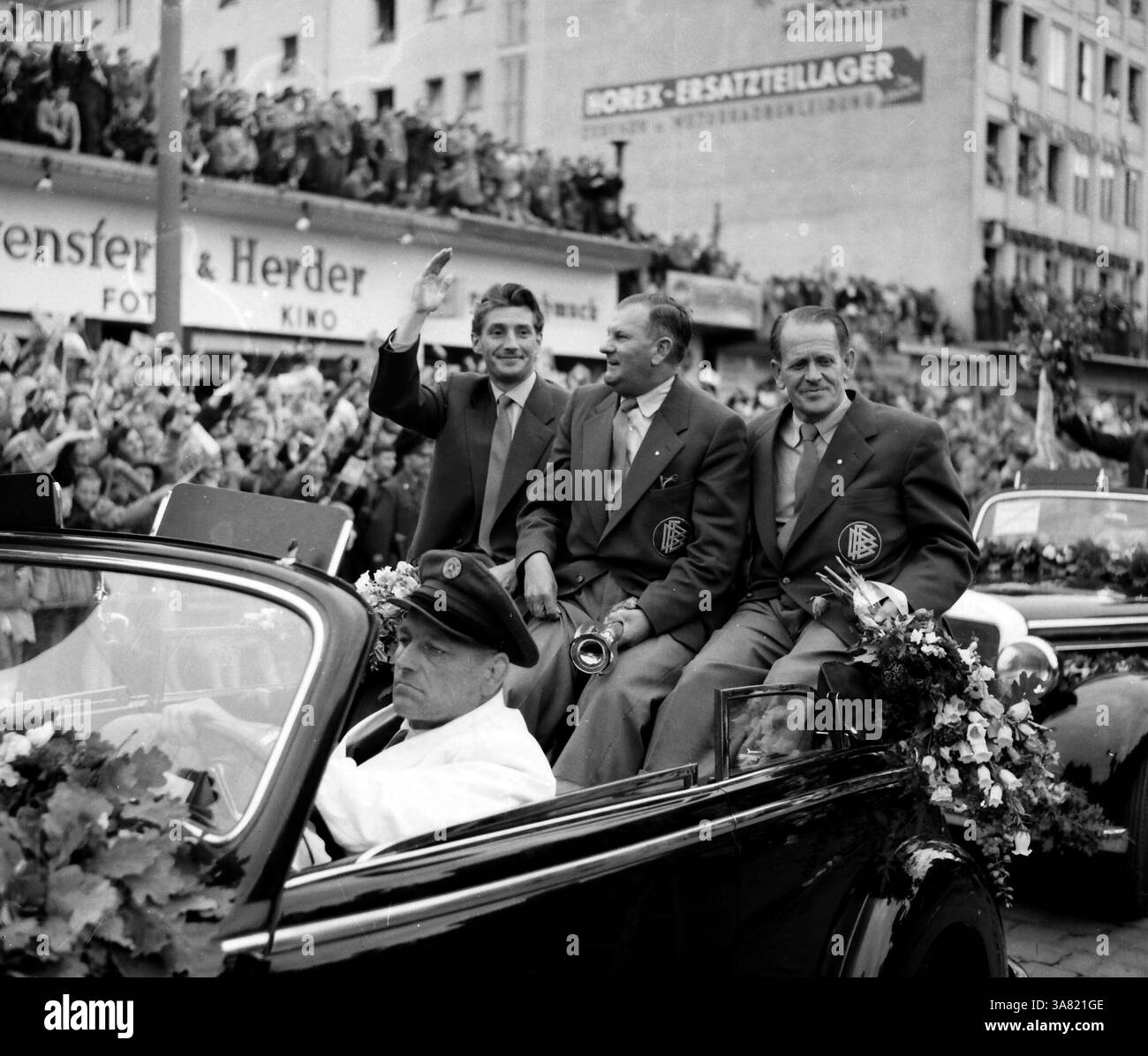 Soccer parade Black and White Stock Photos & Images - Alamy