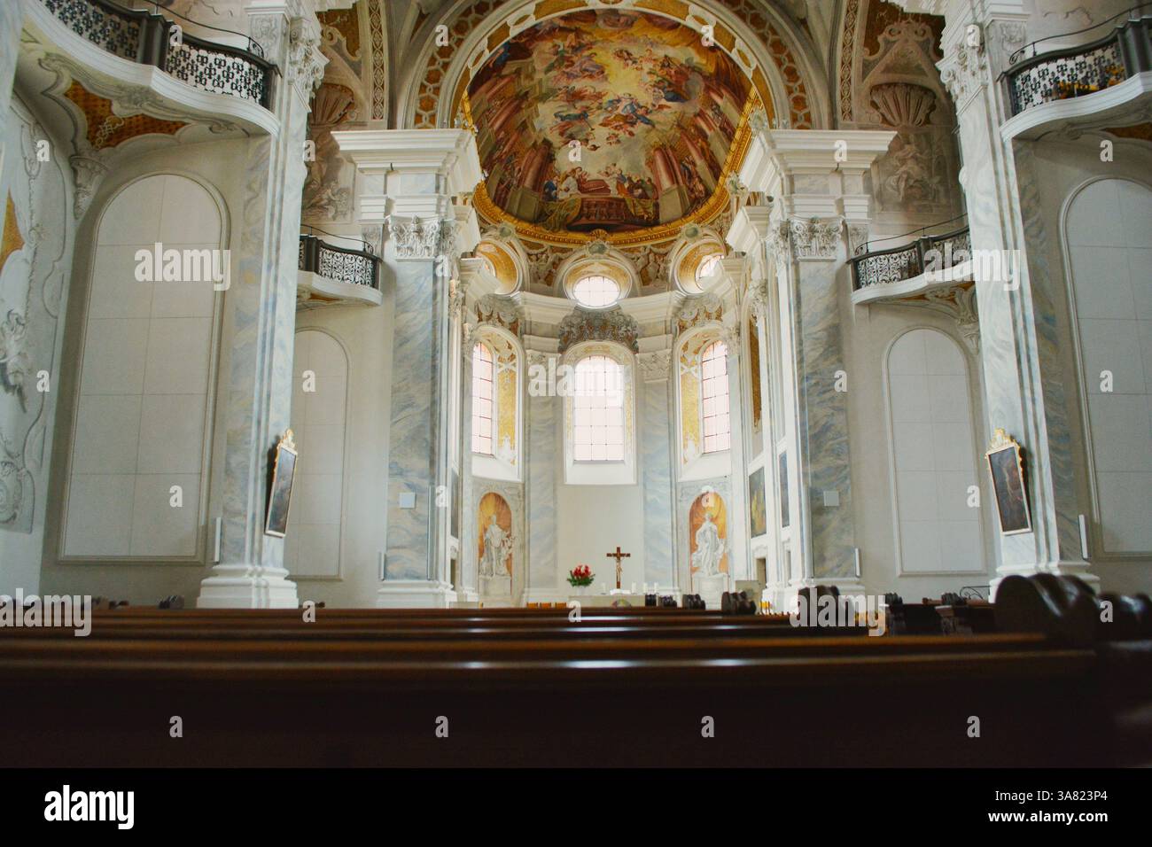 ERLANGEN, GERMANY - January 2025: Medieval Huguenot Church from 1703 ...