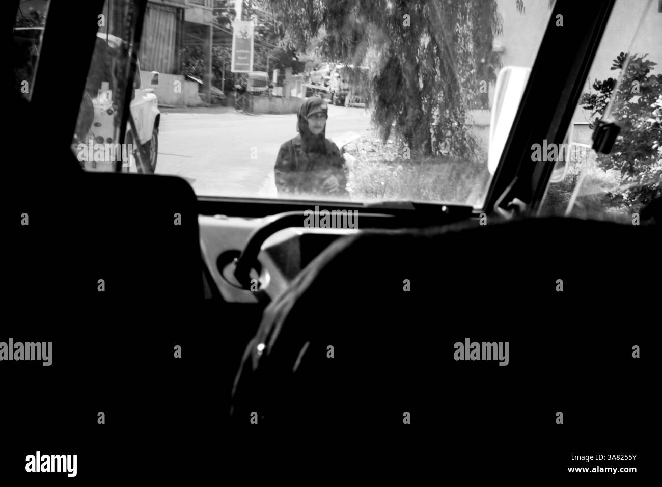 Aug. 10, 2010 - Chamaa, Lebanon - Vision from the vehicle of italian ...