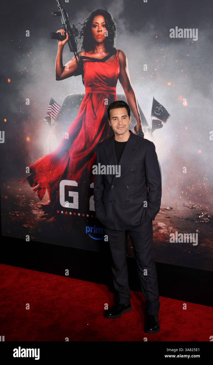 Los Angeles, United States. 27th Mar, 2025. Cast member Ramón Rodríguez ...