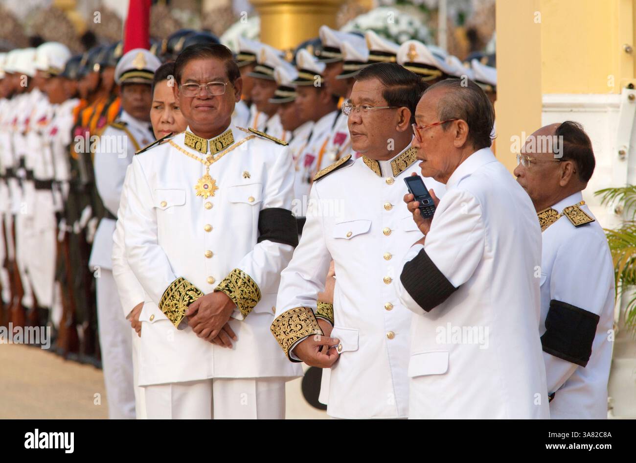 Feb 07, 2013 - Phnom Penh, Cambodia - Prime minister HUN SEN and his ...