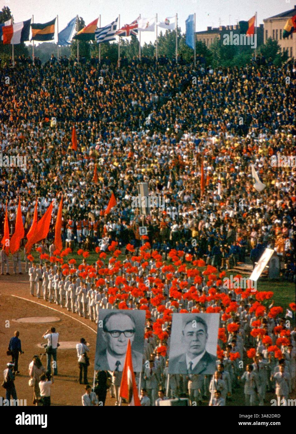 Opening of the 10th World Festival of Youth and Students 1973 in the ...