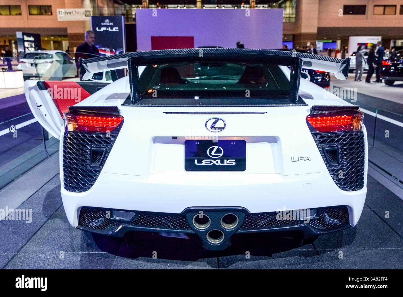Feb 07, 2013 - Chicago, Illinois, U.S. - The Lexus LFA, on display at ...