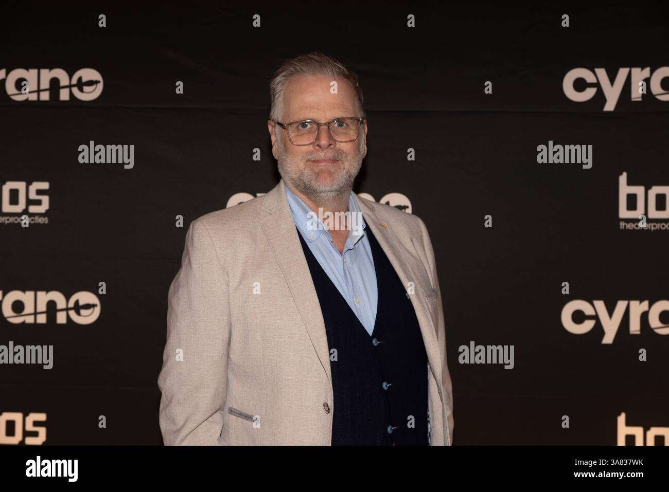 Premiere Cyrano THE HAGUE, NETHERLANDS - MARCH 27: Patrick Stoof during ...