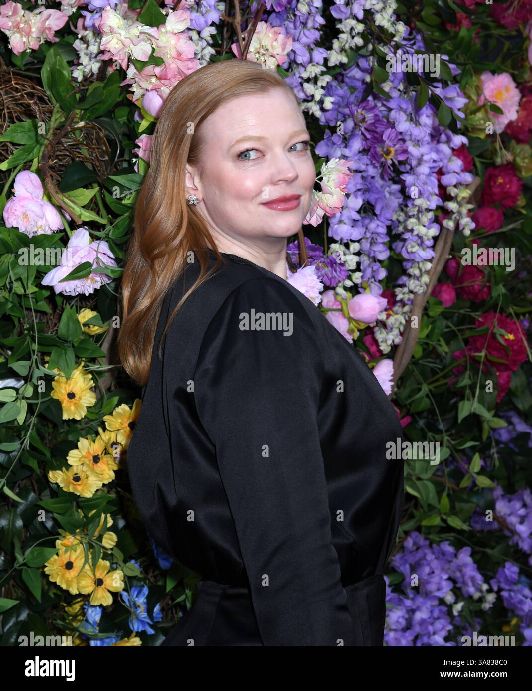 March 27, 2025, New York, Ny, United States: Sarah Snook poses outside ...