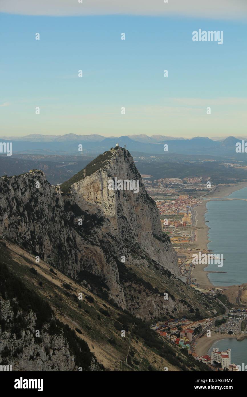 Scenic View of The Rock of Gibraltar Stock Photo - Alamy