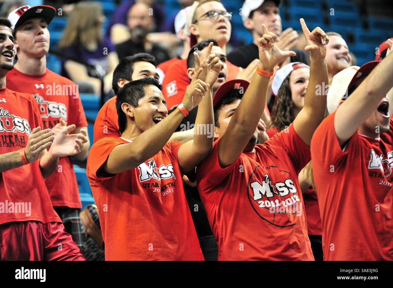 Utah utes fans during game hi-res stock photography and images - Alamy
