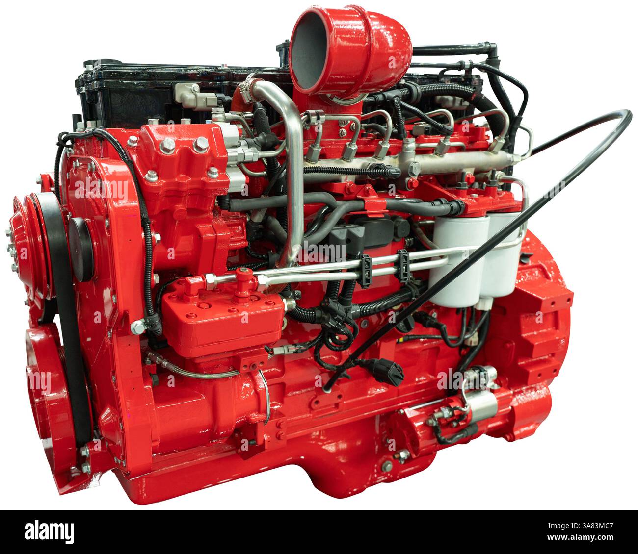 Red diesel motor hi-res stock photography and images - Alamy