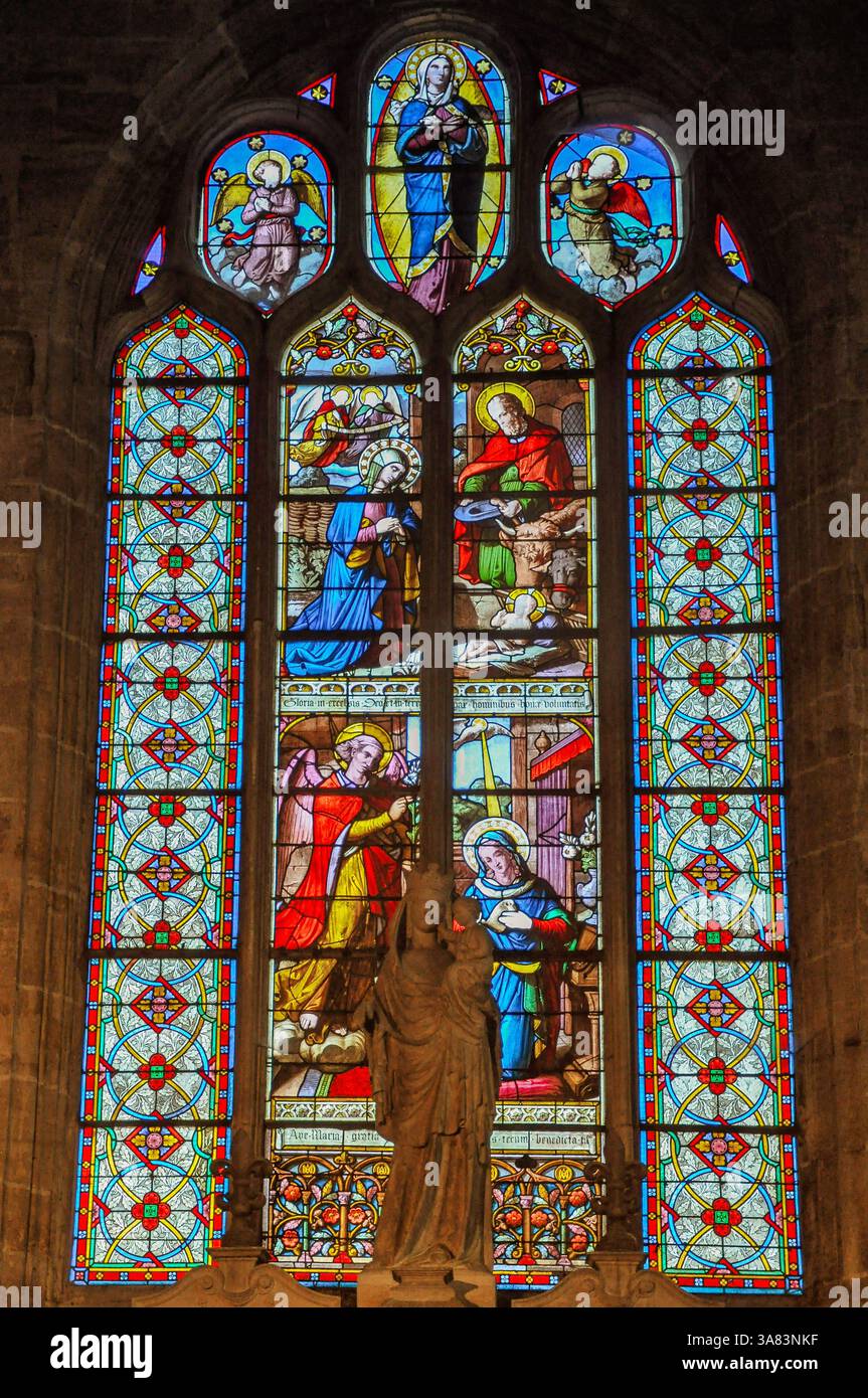 The stained-glass windows of the Annunciation and the Nativity: a divine masterpiece in the ...