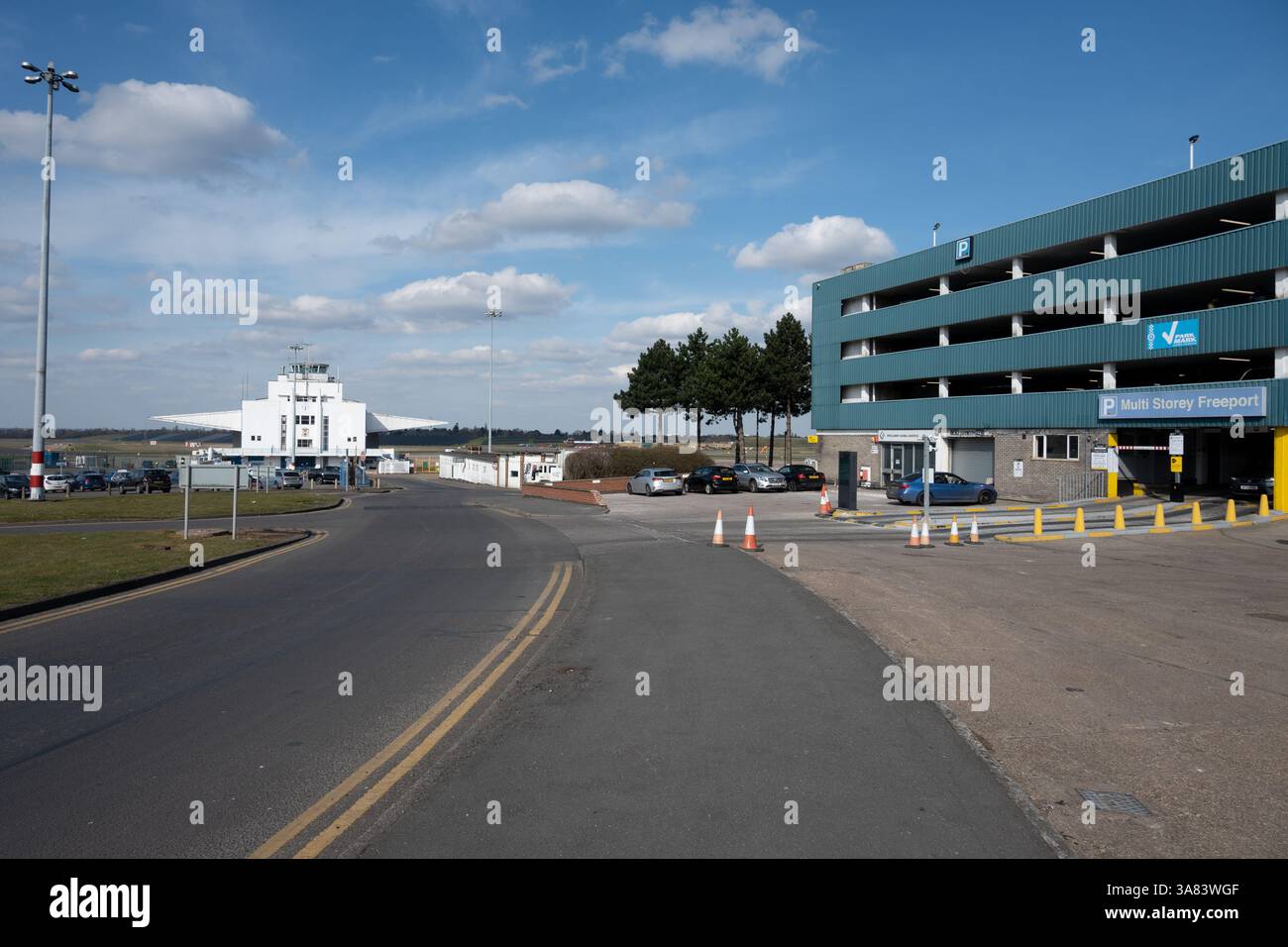 Birmingham Airport cargo terminal, UK Stock Photo - Alamy