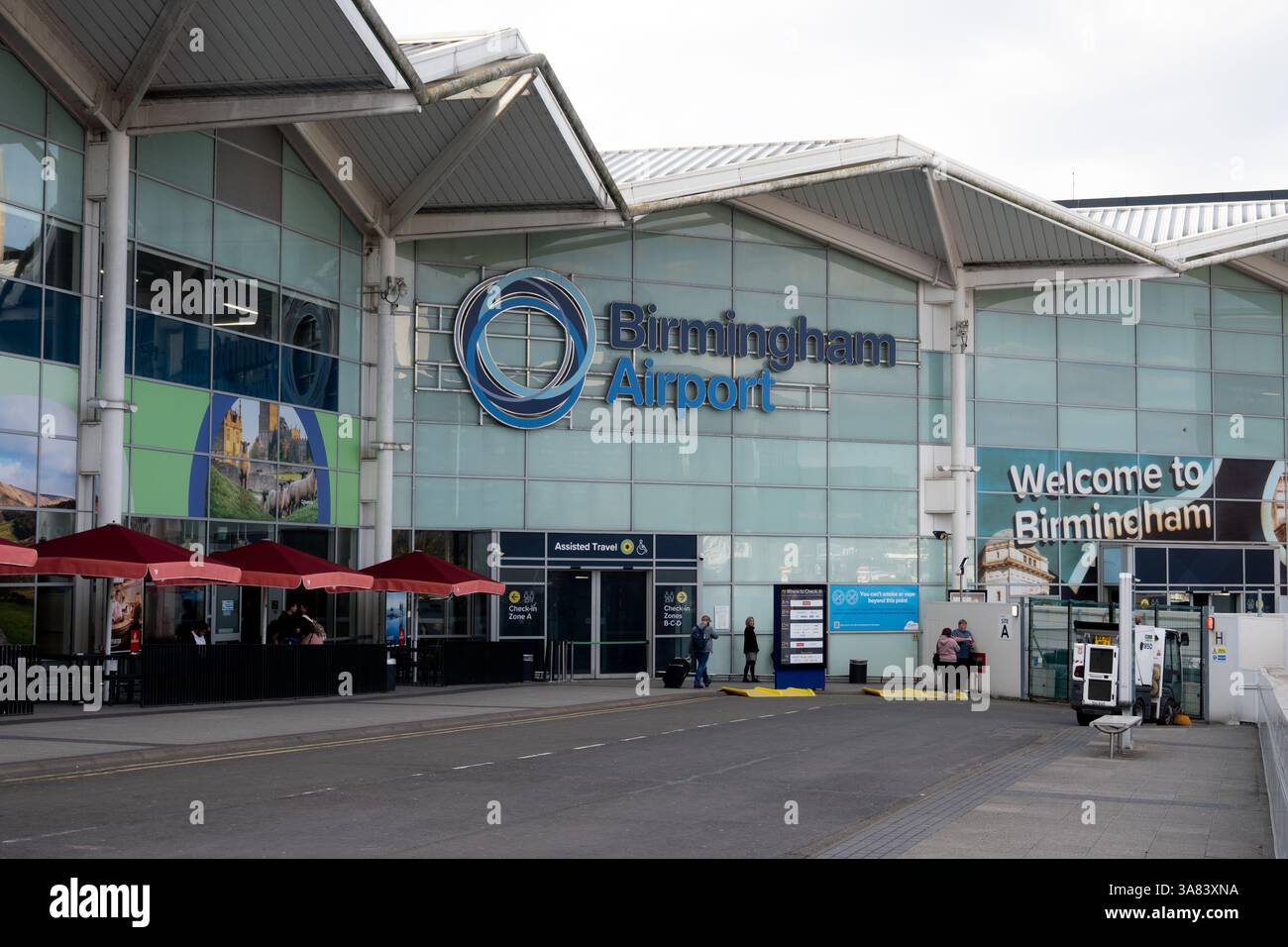 Birmingham Airport terminal building, UK Stock Photo - Alamy