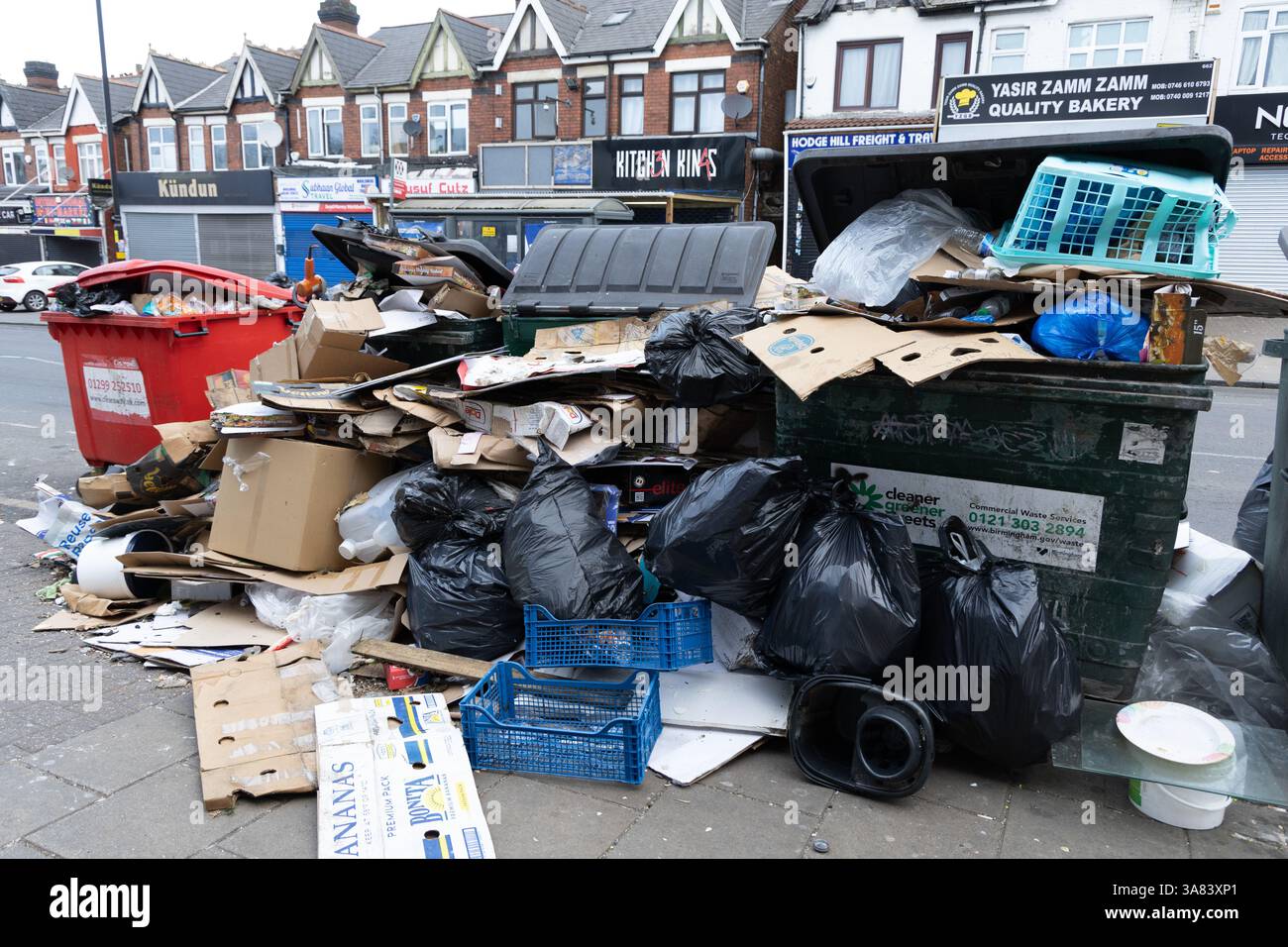Birmingham bin strikes hi-res stock photography and images - Alamy