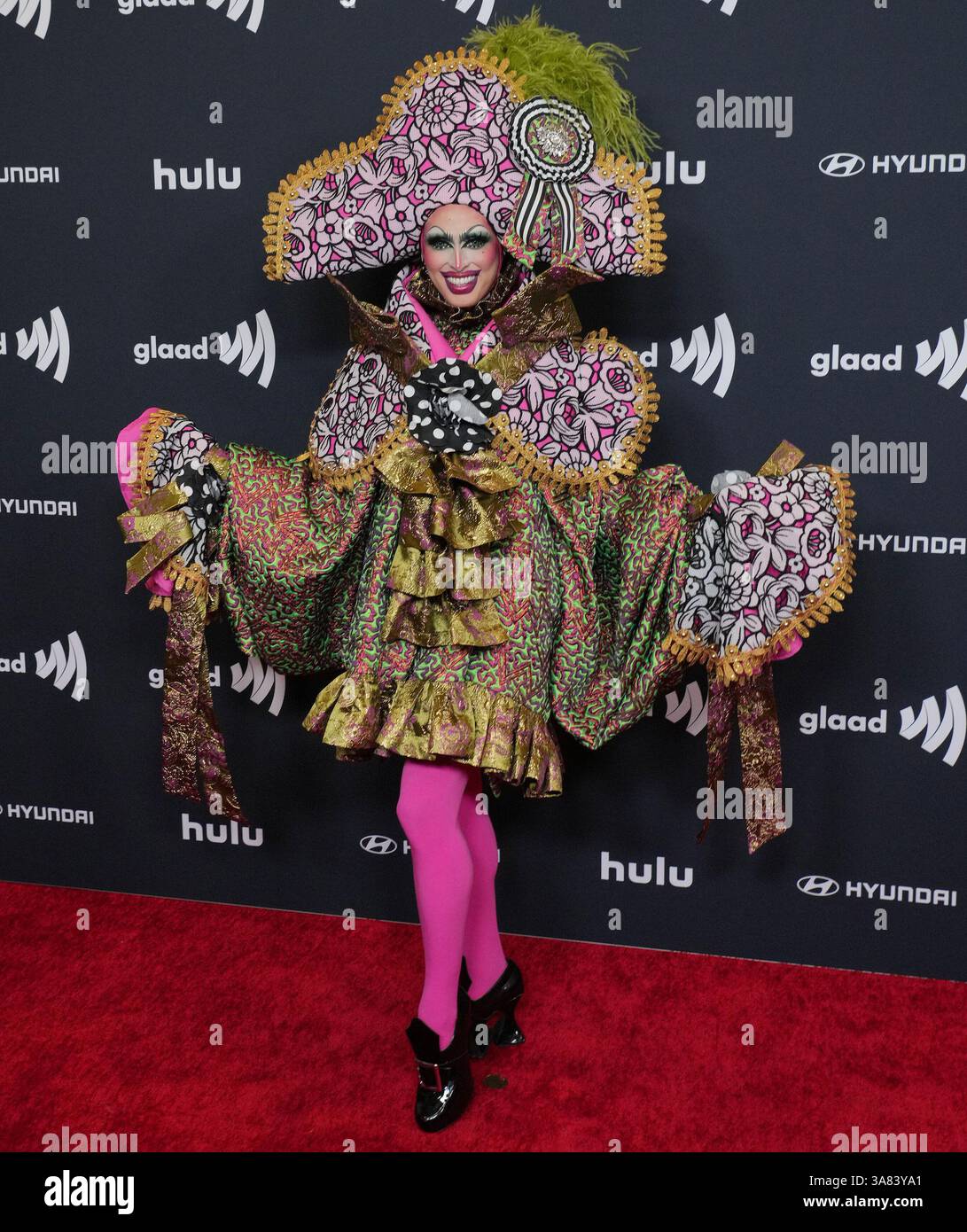 Crystal Methyd arrives at the 36th Annual GLAAD Media Awards held at ...