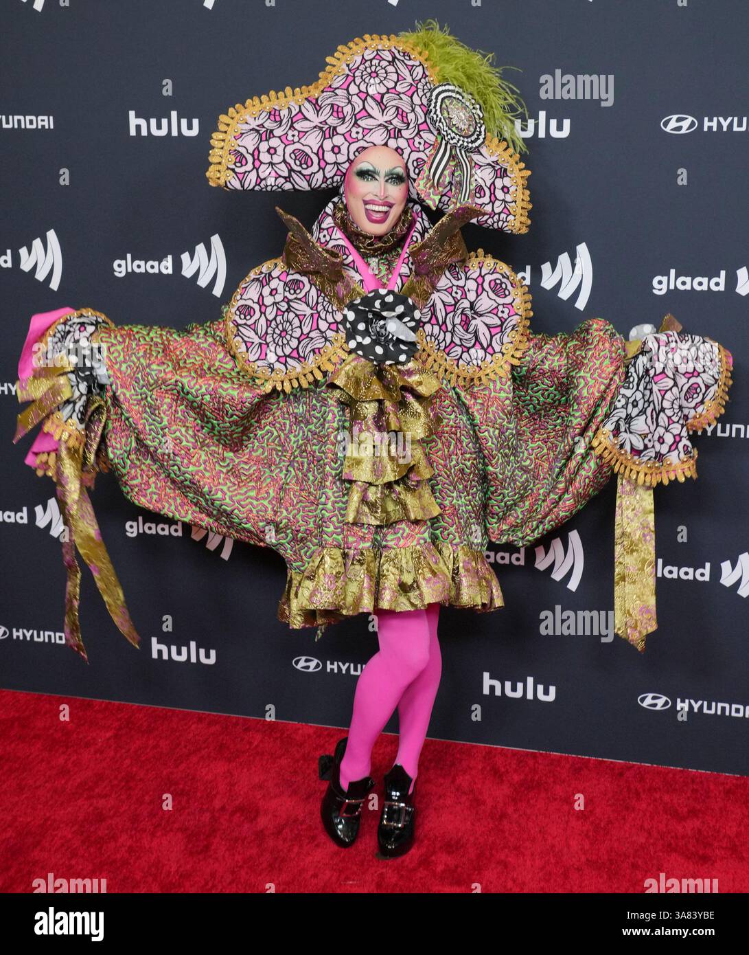 Crystal Methyd arrives at the 36th Annual GLAAD Media Awards held at ...