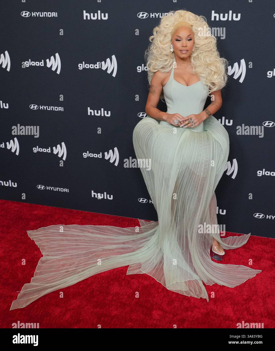 Tanner Adell arrives at the 36th Annual GLAAD Media Awards held at the ...