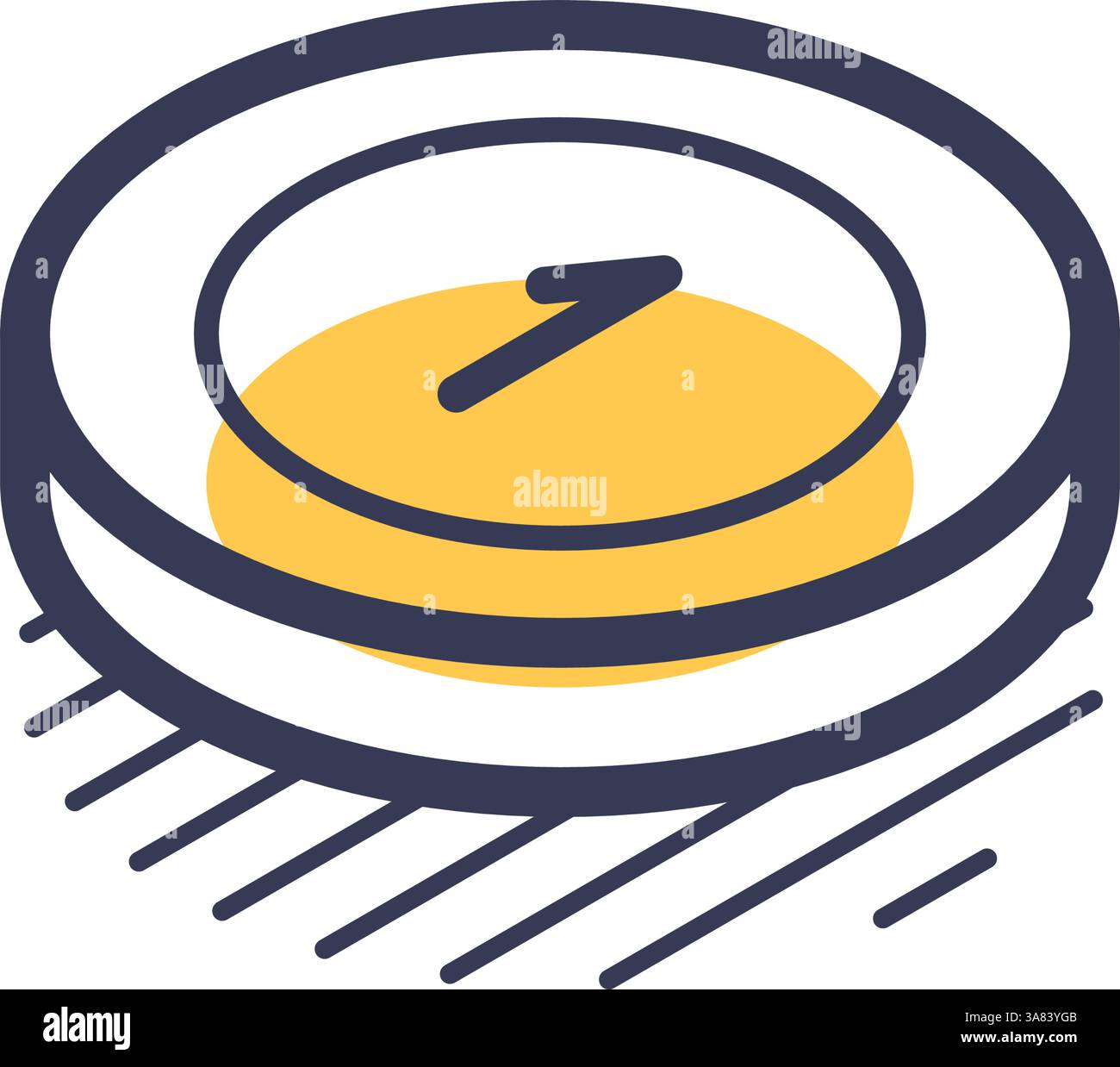Isometric line icon features a sleek design of a coin, perfect for use ...