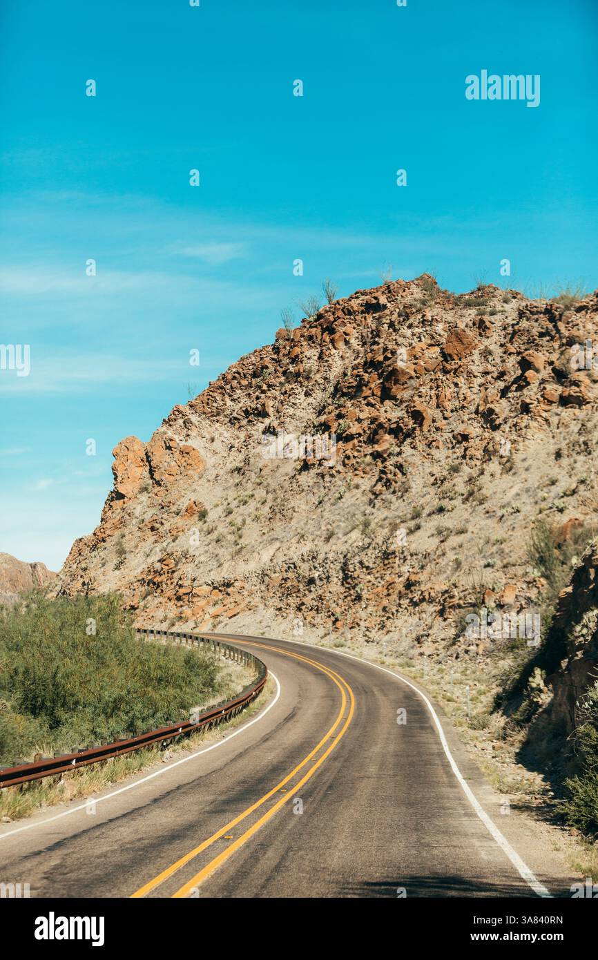 Big Bend Ranch State Park River Road near Rio Grande Stock Photo - Alamy