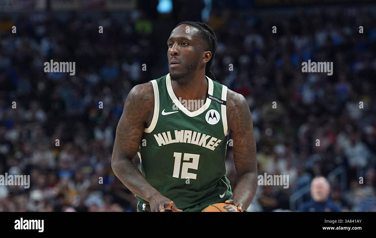 Milwaukee Bucks forward Taurean Prince (12) in the first half of an NBA ...