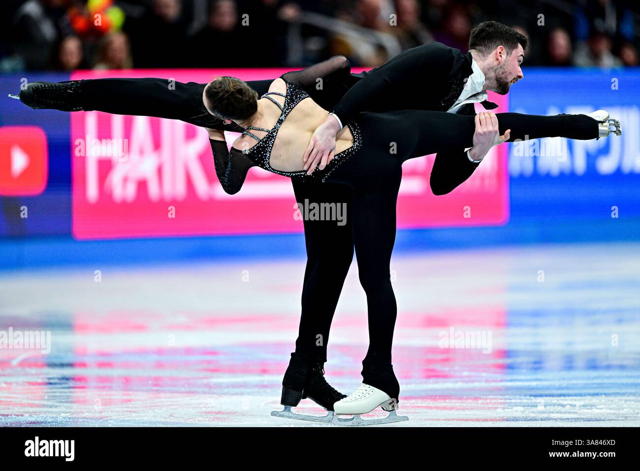 Annika HOCKE & Robert KUNKEL (GER), during Pairs Free Skating, at the ...