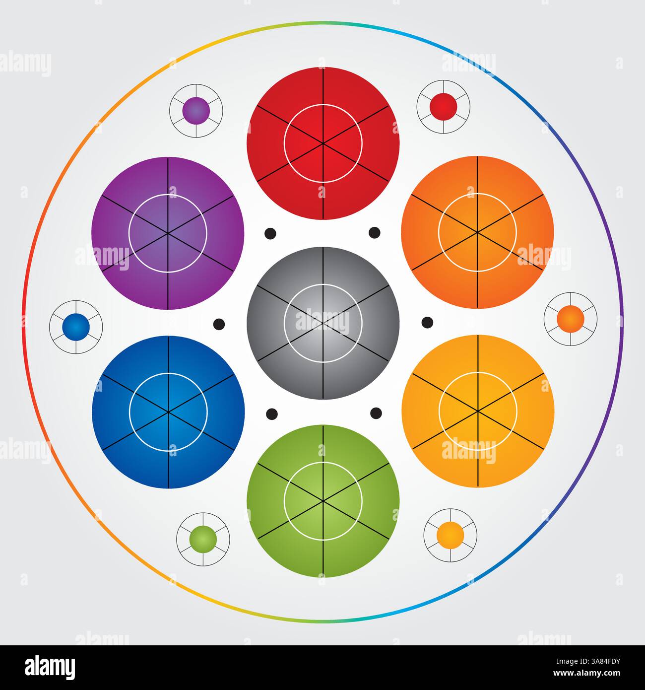 Round rose window Stock Vector Images - Alamy