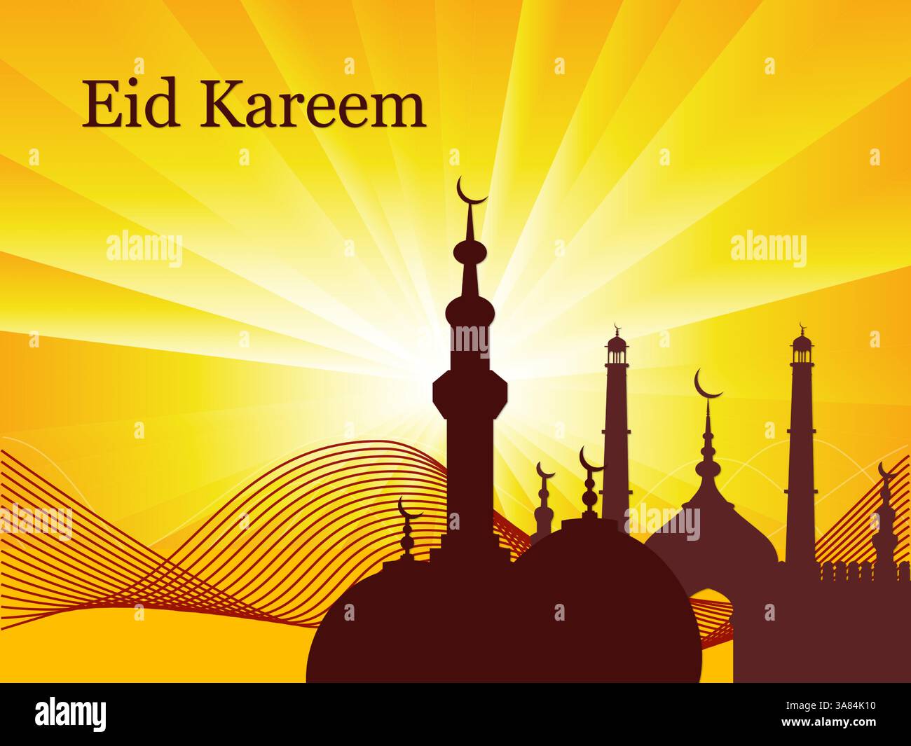 Beautiful drawing of a city skyline with a large building in the middle ...