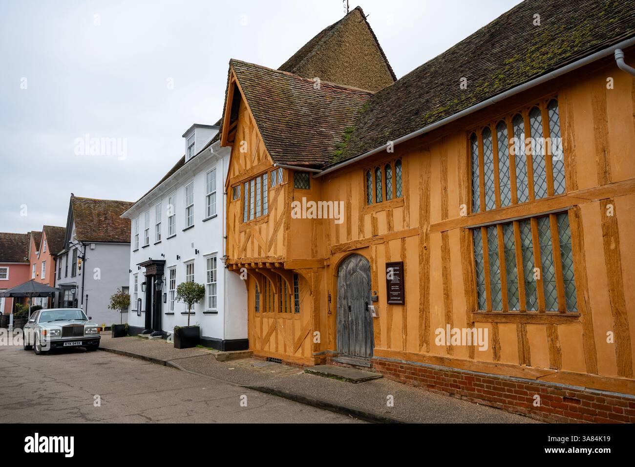 Little Hall Lavenham Suffolk England Stock Photo - Alamy