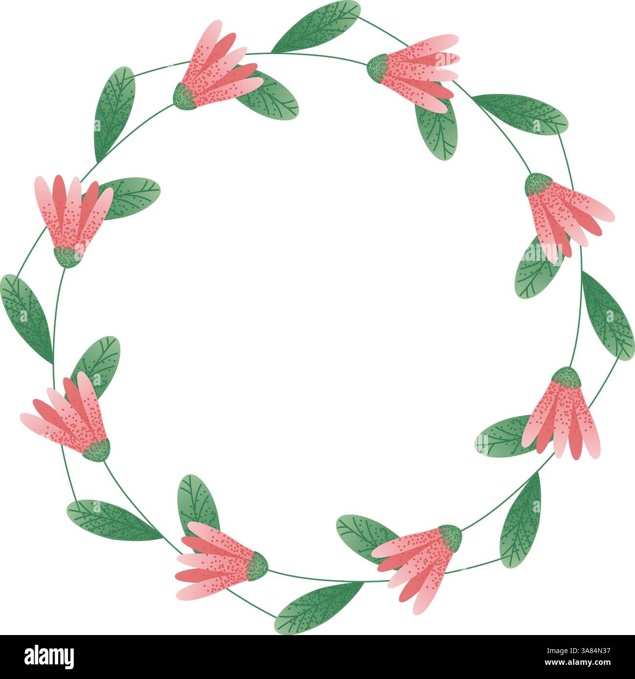 Tulip border Cut Out Stock Images & Pictures - Alamy