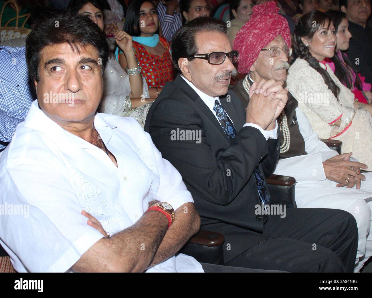 MUMBAI, INDIA - APRIL 12: Indian Bollywood actors Raj Babbar and ...