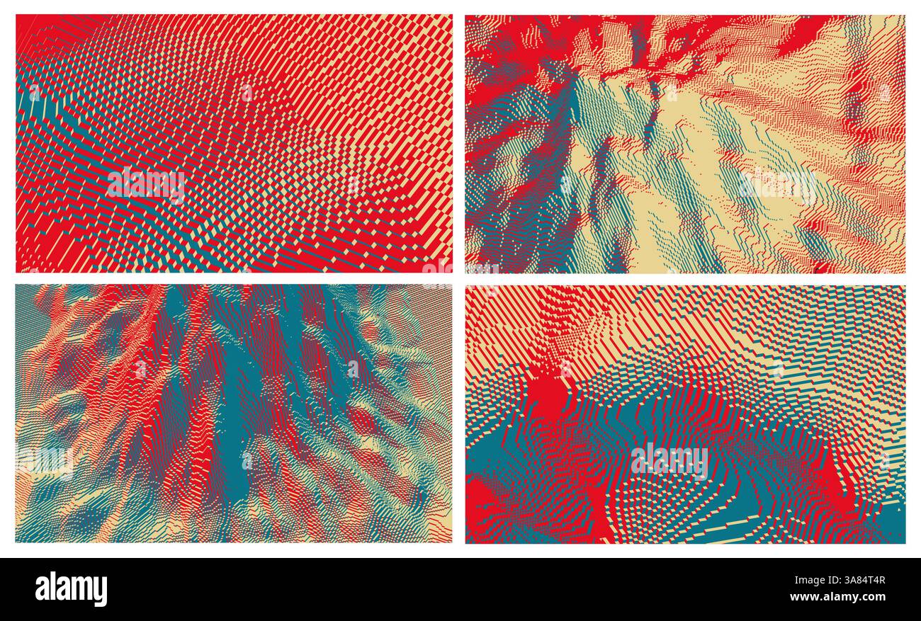 3D background formed from futuristic blocks. Texture. Macrostructural ...