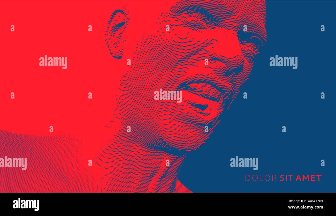 Furious screaming man. Emotional scream of a man with open shouting ...