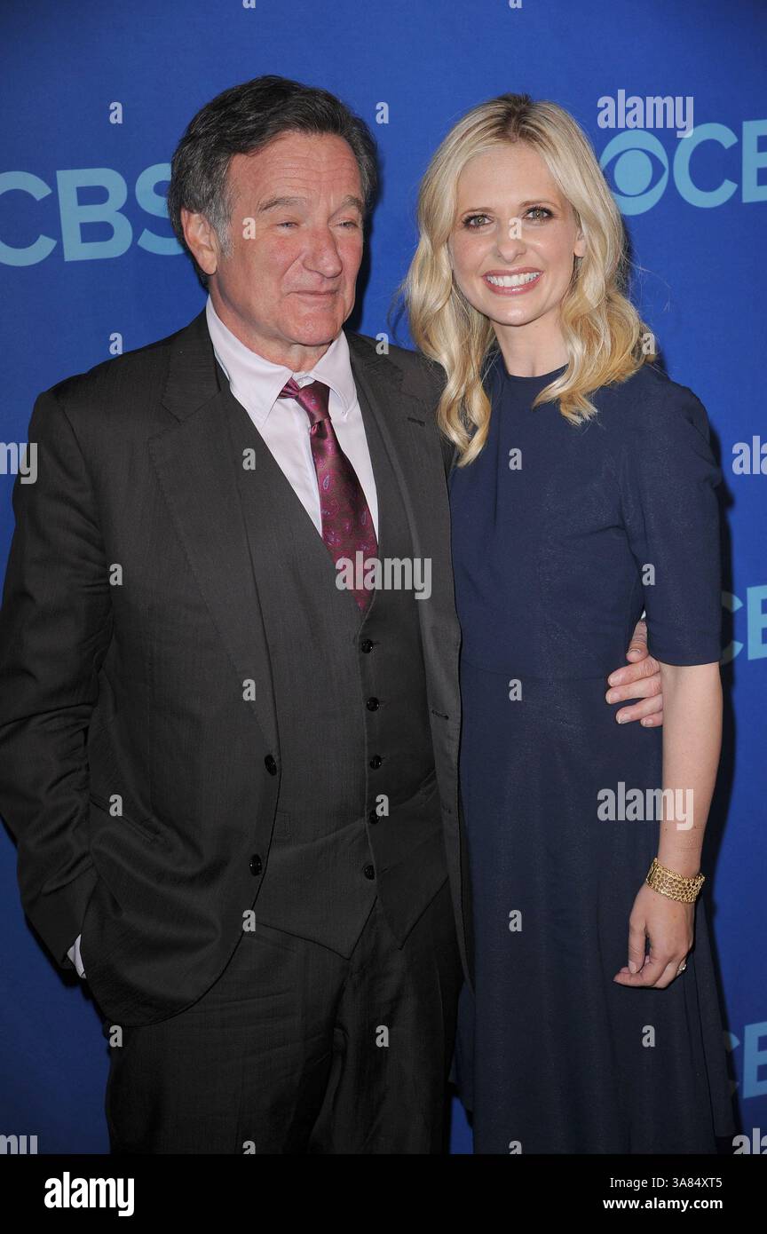 May 15, 2013 - New York, NY, USA - Robin Williams and Sarah Michelle ...