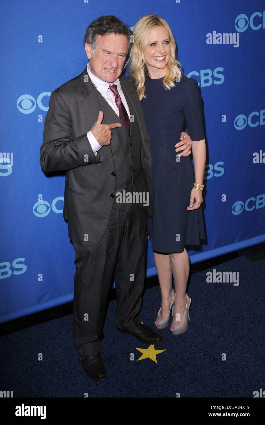 May 15, 2013 - New York, NY, USA - Robin Williams and Sarah Michelle ...