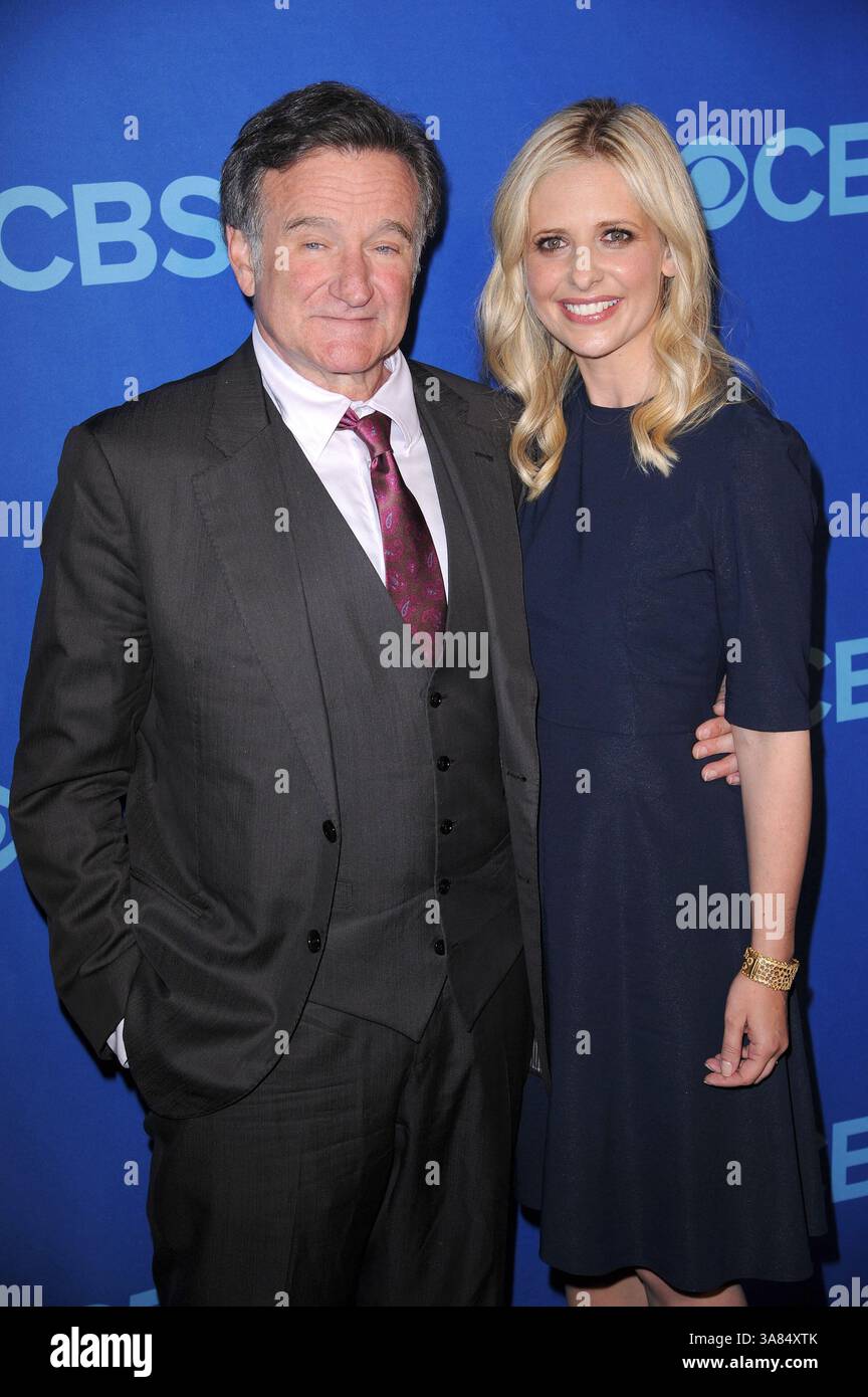 May 15, 2013 - New York, NY, USA - Robin Williams and Sarah Michelle ...